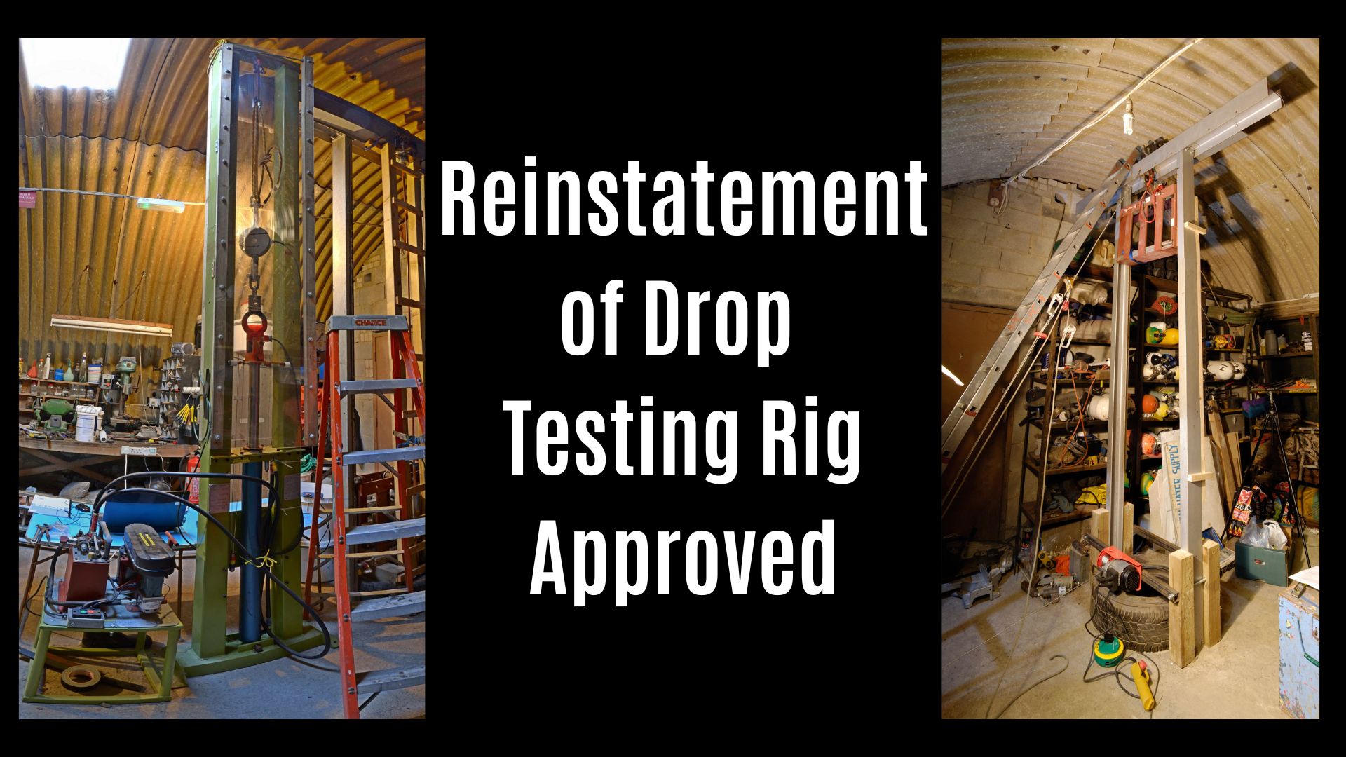 Drop Testing Rig Funding Approved - British Caving Association